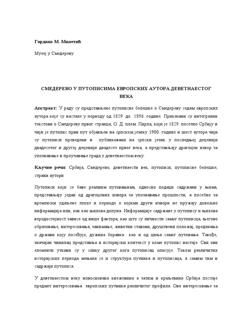 Putopisi 19 Vek | PDF