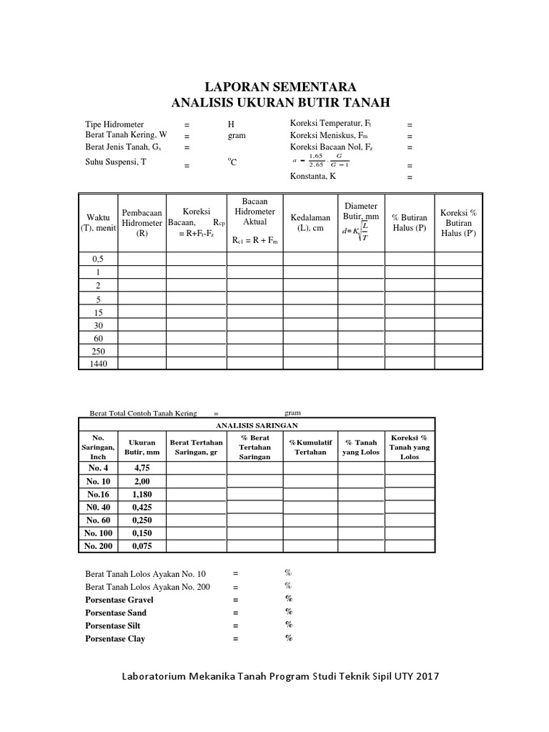 Analisis Ukuran Butir PDF | PDF