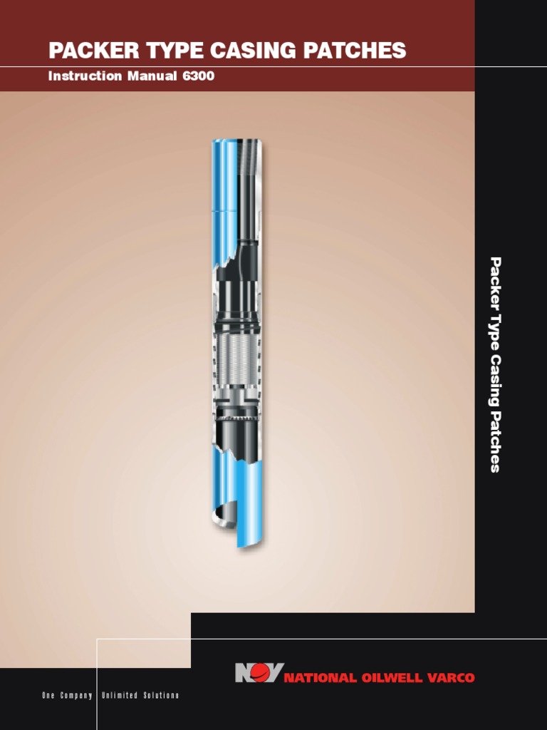 Packer Type Casing Patches PDF | Download Free PDF | Casing (Borehole) | Mechanical Engineering