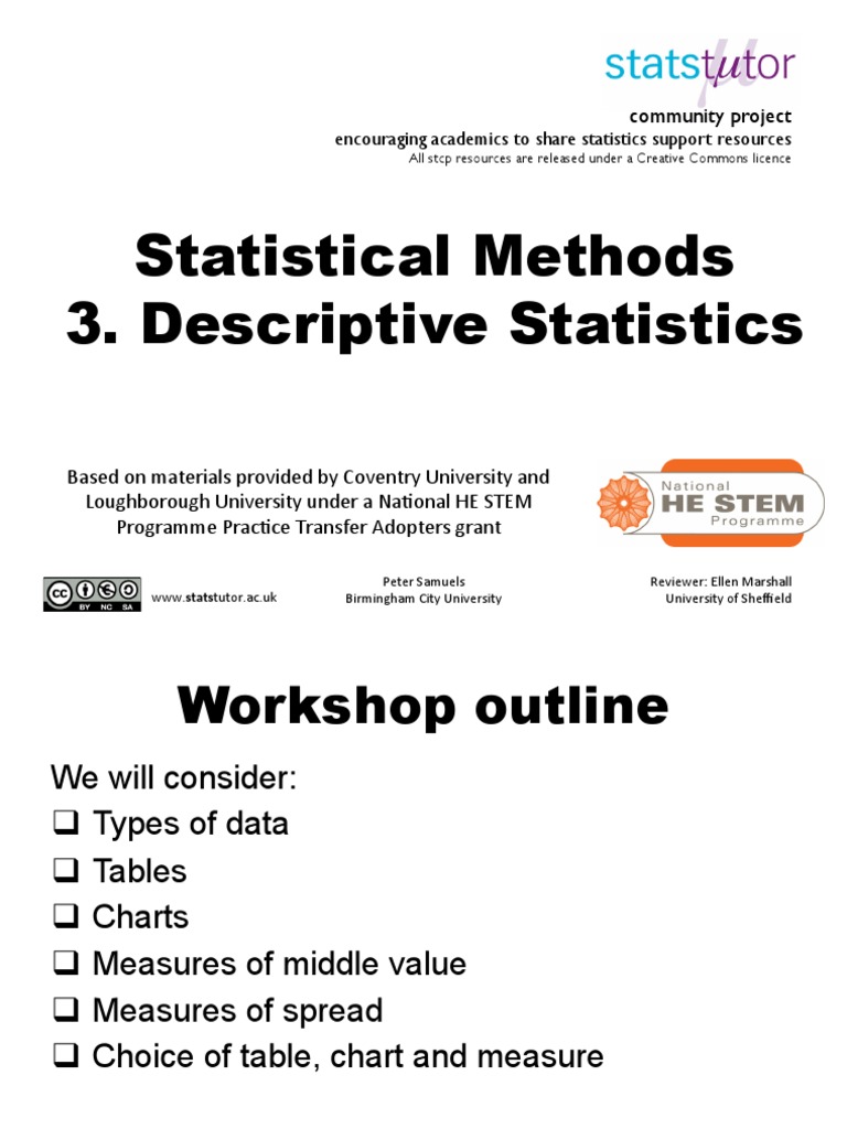 Descriptive Statistics | PDF | Statistical Analysis | Teaching Mathematics
