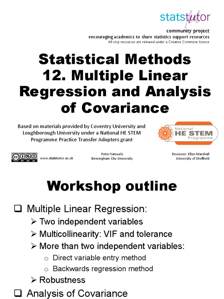 Multiple Linear Regression | PDF | Multicollinearity | Dependent And Independent Variables