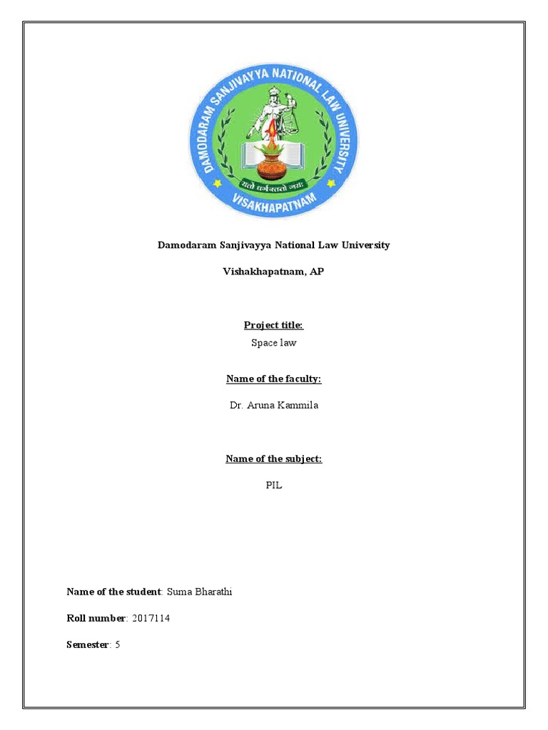 Space Law Treaties and Principles | PDF | Treaty | Outer Space