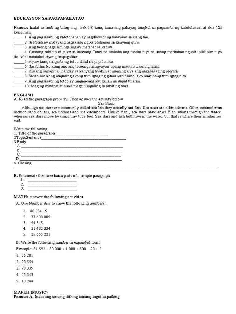 Friday Test Week1 | PDF