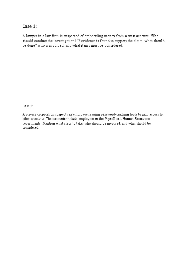 Computer Forensics Short Cases | Download Free PDF | Computer Forensics ...