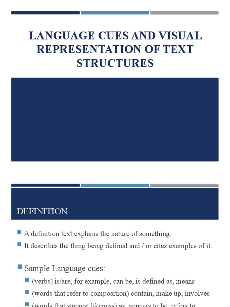 Language Cues and Visual Representation of Text Structures | PDF | Text ...