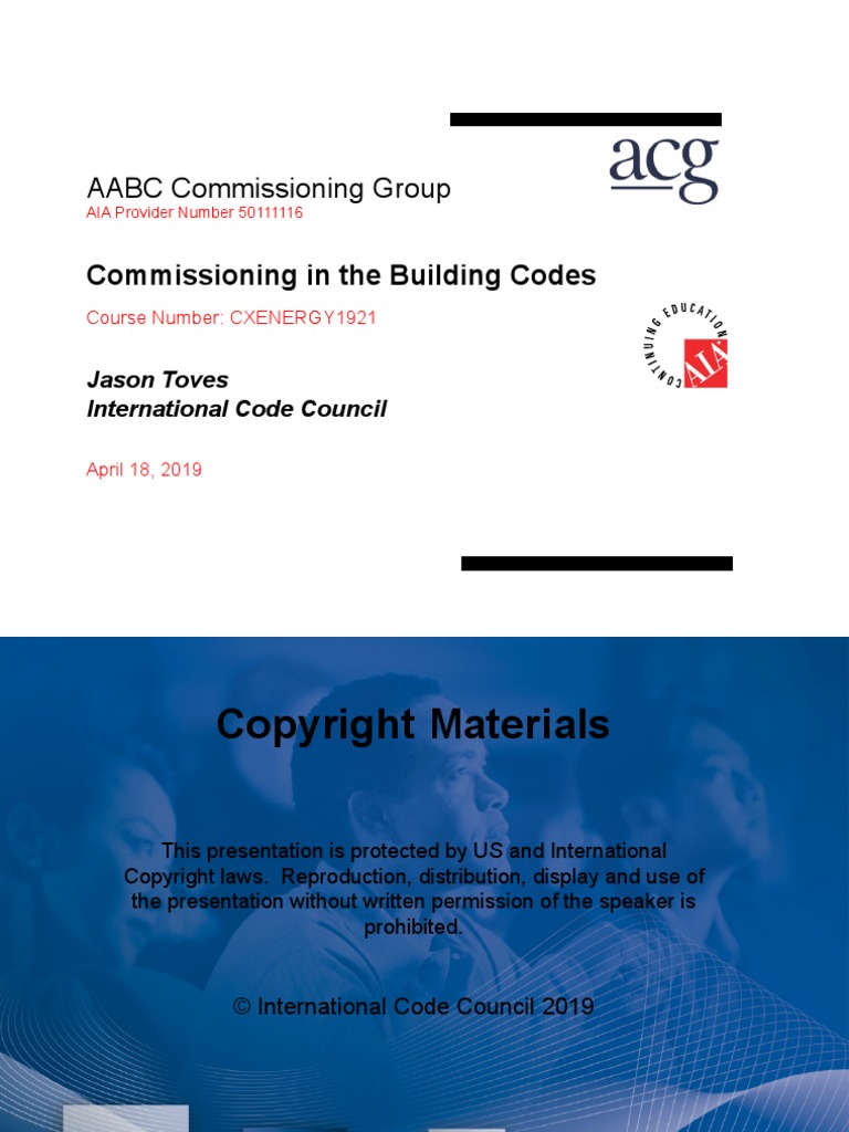 AABC Commissioning Group: Commissioning in The Building Codes | PDF ...