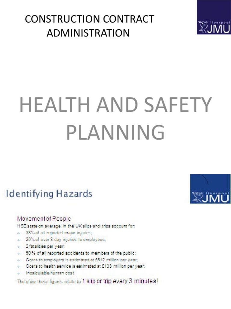 WK 3 Health & Safety Planning | PDF | Occupational Safety And Health ...