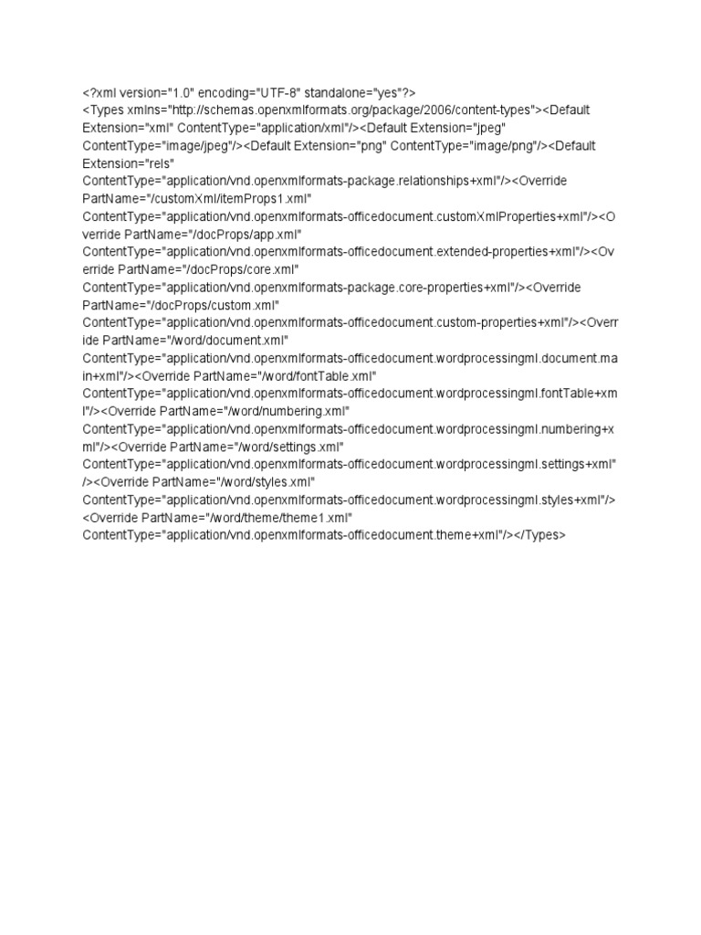 .Archivetemp (Content Types) .XML PDF | PDF