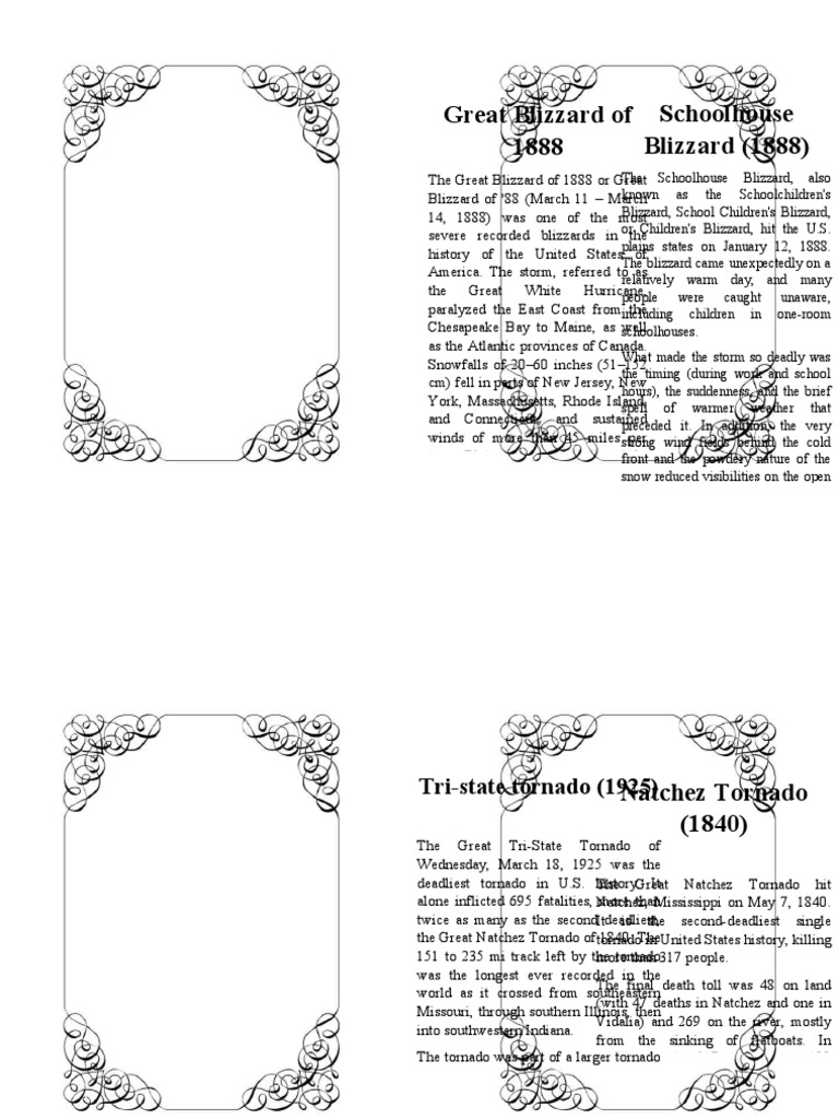 Schoolhouse Blizzard (1888) Great Blizzard of 1888 | PDF | Blizzards ...