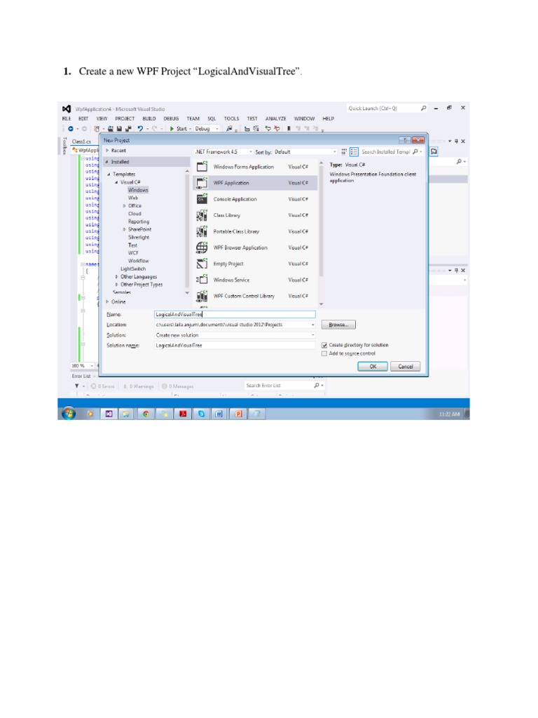 How To Walk Through and Print The Logical and Visual Trees | PDF ...