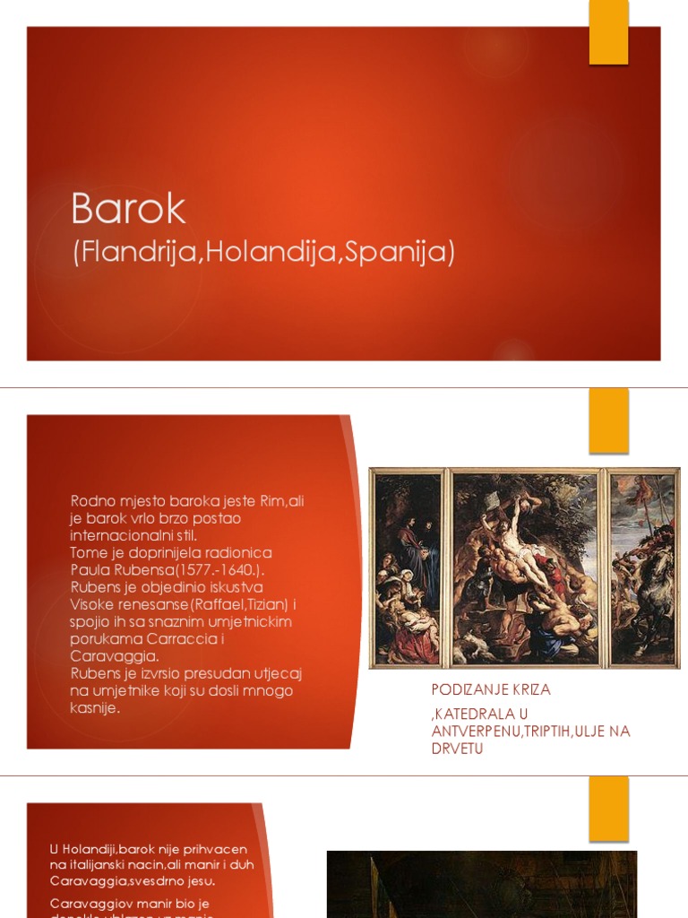 Barok Flandrija Holandija Spanija | PDF