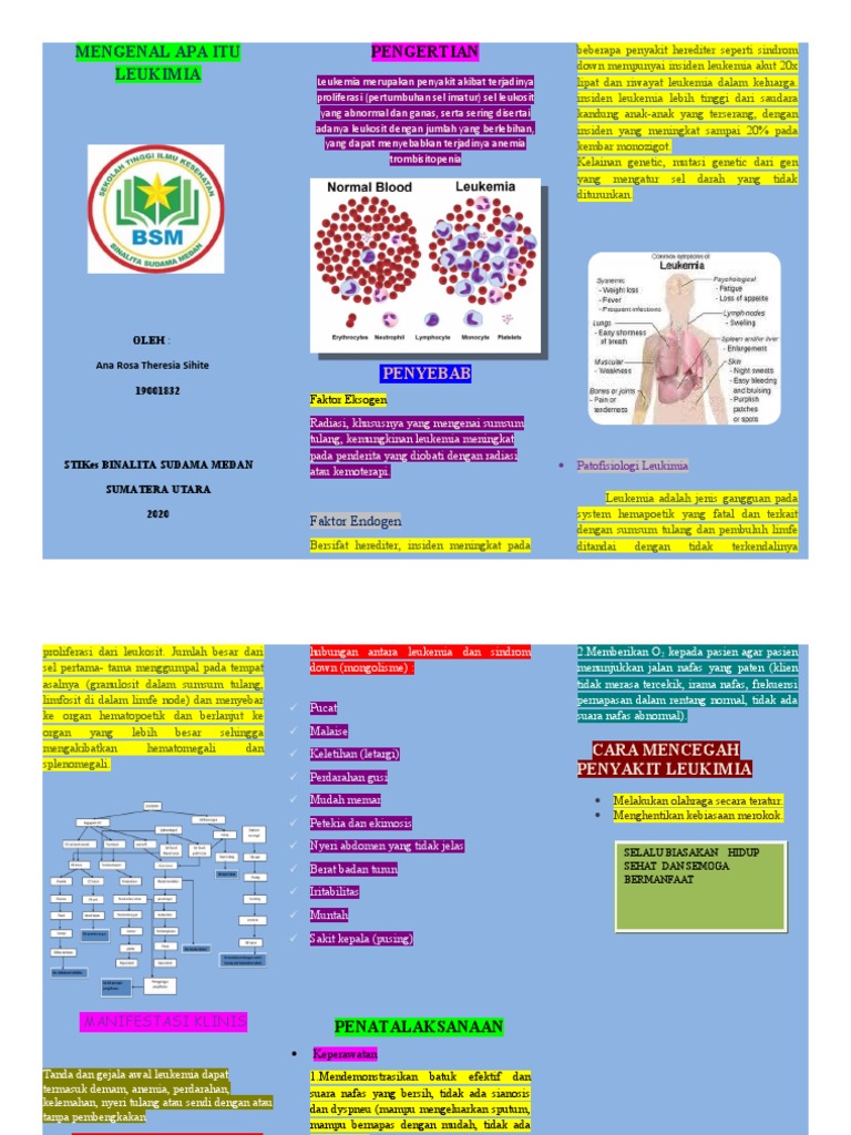 Leaflet Leukimia Rosaa | PDF