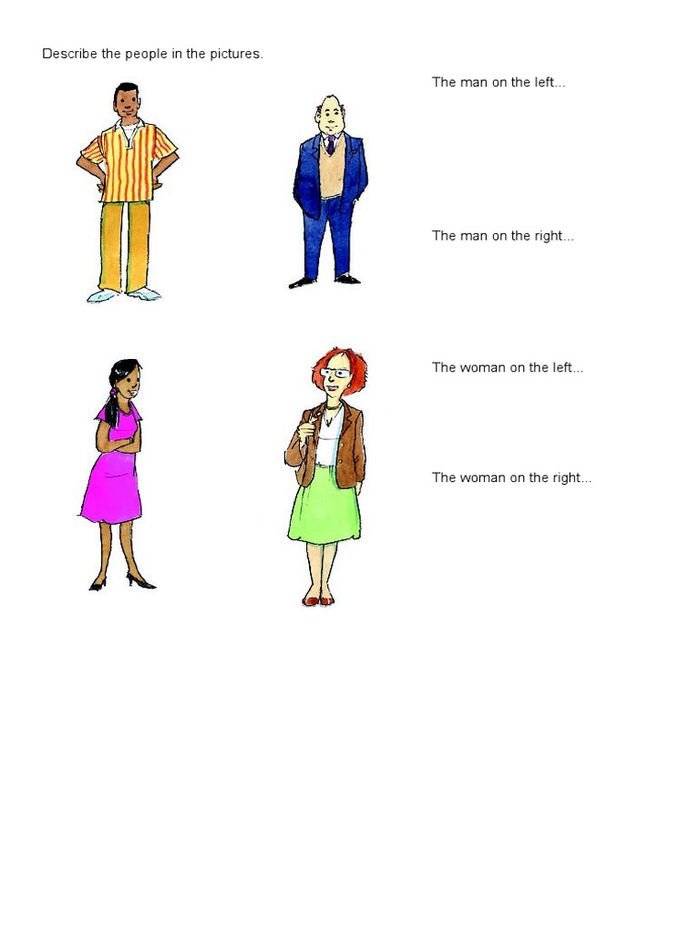 Describing People - Exercise | PDF