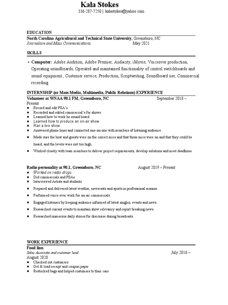 Premier Audition Experience in Radio | PDF | Career & Growth | Business