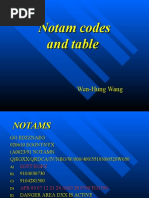 ICAO NOTAM Format Example | PDF | Air Traffic Control | Runway