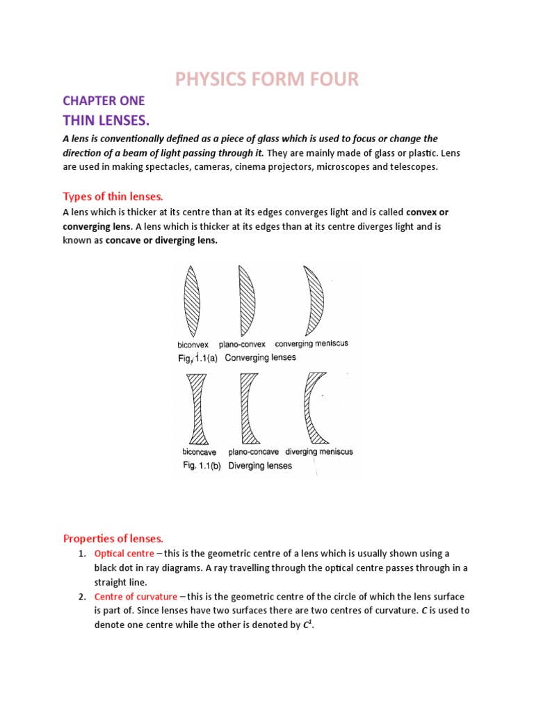Physics-Form-4-Notes (1) - 1 | PDF | Buoyancy | Electromagnetic Induction