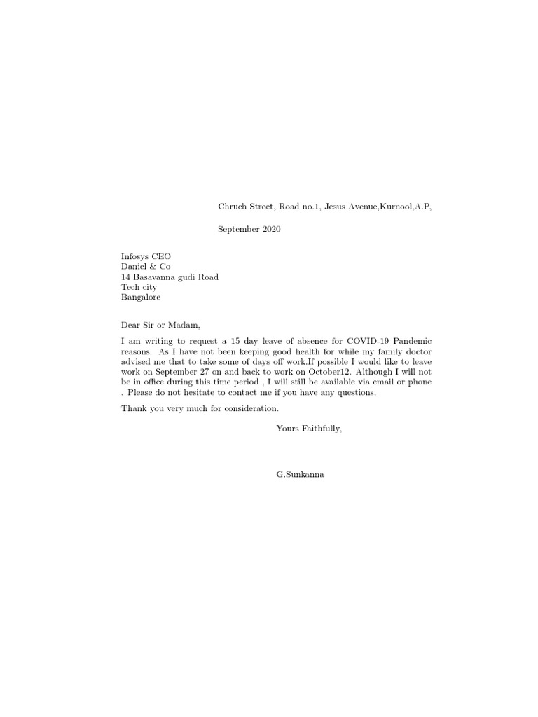 Letter Writing in Latex PDF | PDF