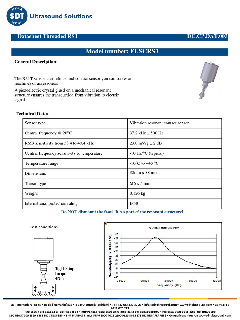 DC - CP2 - .DAT - .003 01 Datasheet Threaded RS1T | PDF | Hertz ...
