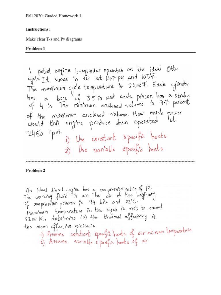 Engineering Thermodynamics HW | PDF | Computers