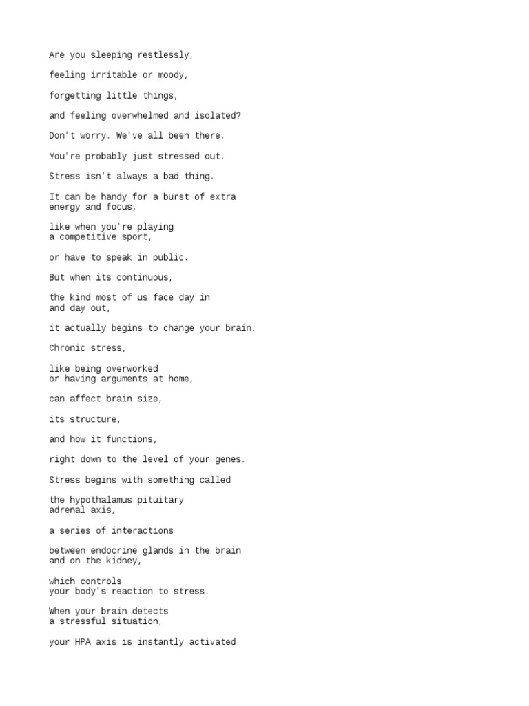 (English) How Stress Affects Your Brain - Madhumita Murgia (DownSub ...