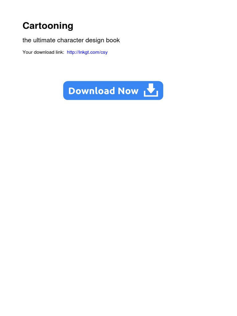 Cartooning The Ultimate Character Design Book PDF | PDF