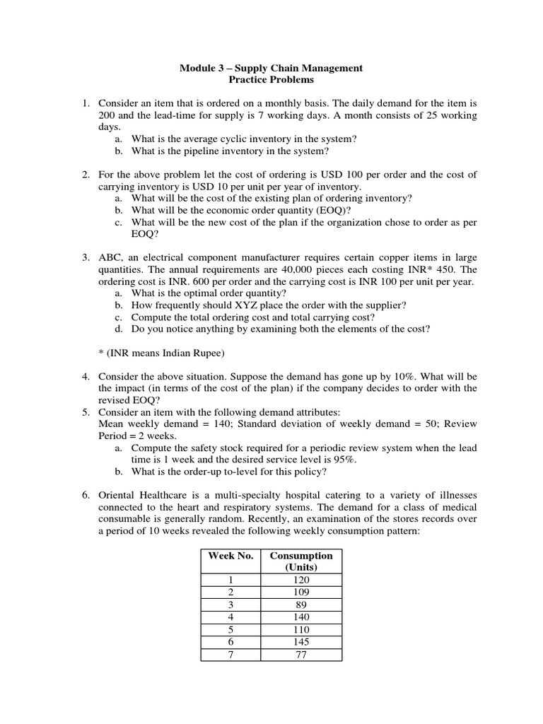 Module 3 Practice Problems - Classnotesforfools PDF | Download Free PDF ...
