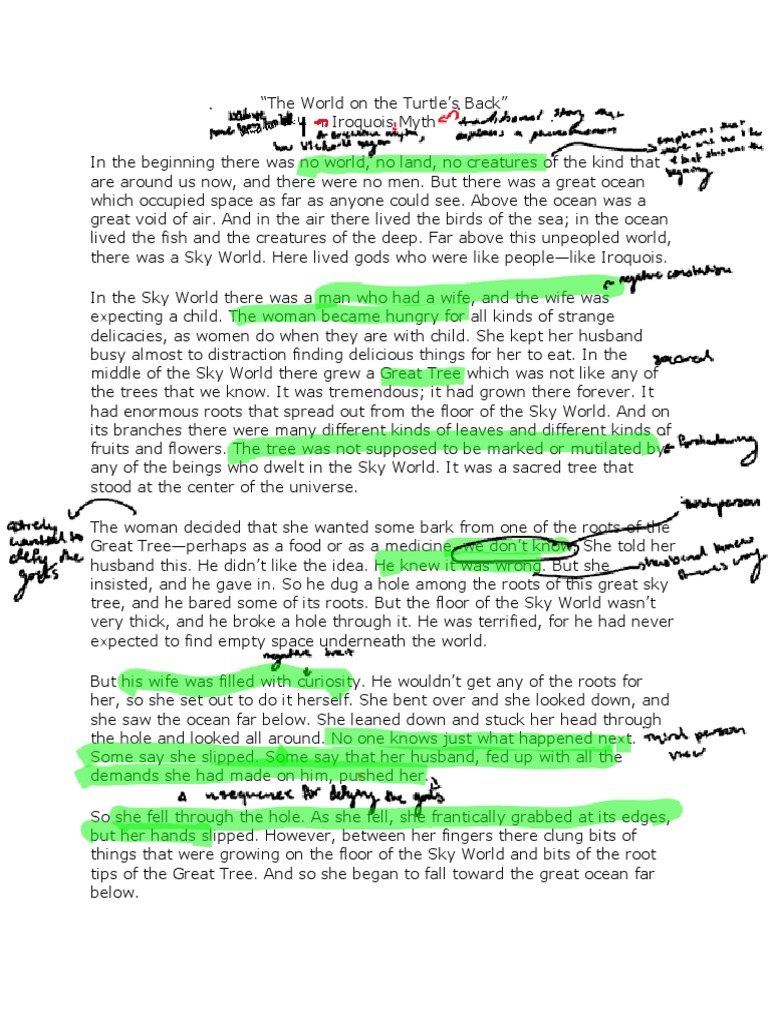 The World On The Turtle's Back | PDF | Sea | Trees