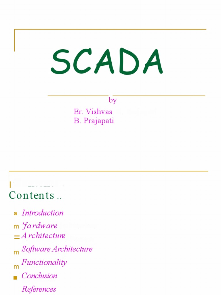 Y Er. Vishvas B. Prajapati | PDF | Scada | Server (Computing)