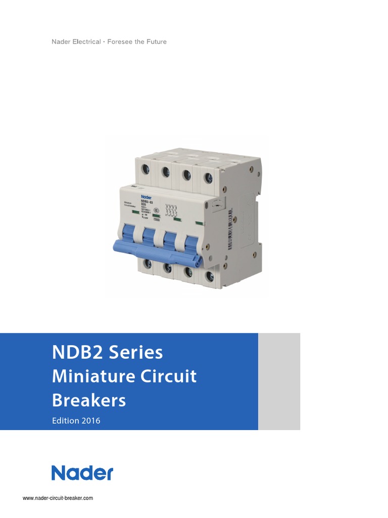 NDB2 Series MCB Datasheet PDF | Download Free PDF | Mains Electricity | Power Supply