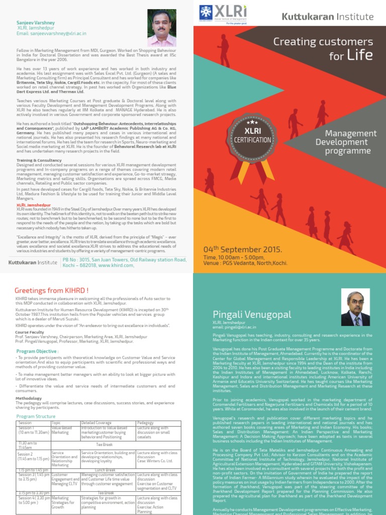 Creating Customers For Life 1 | PDF | Marketing | Economies