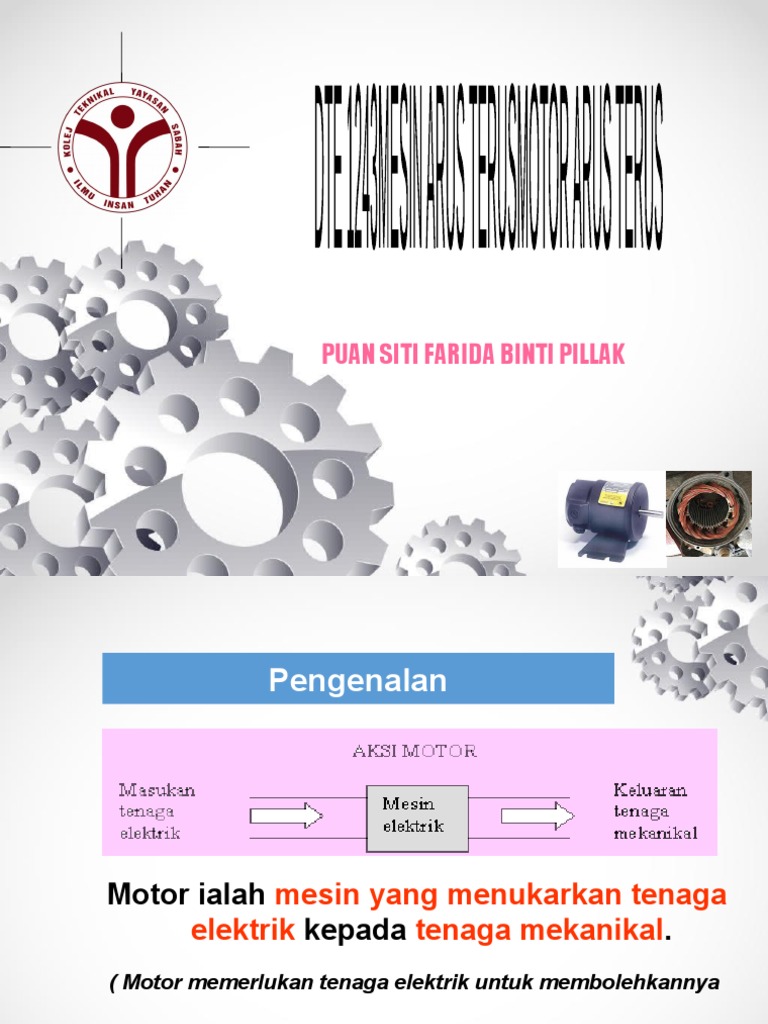 Bab 2 - Motor Arus Terus 2021 | PDF