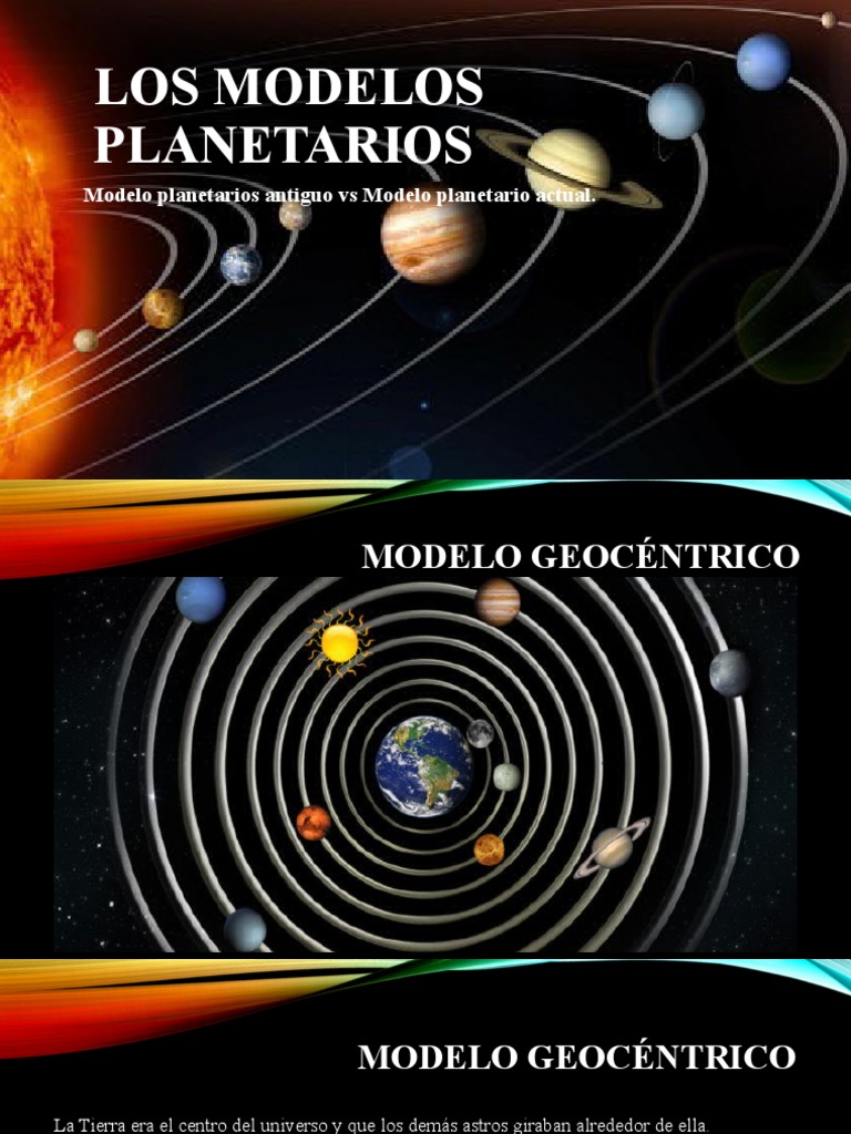 Los Modelos Planetarios | PDF