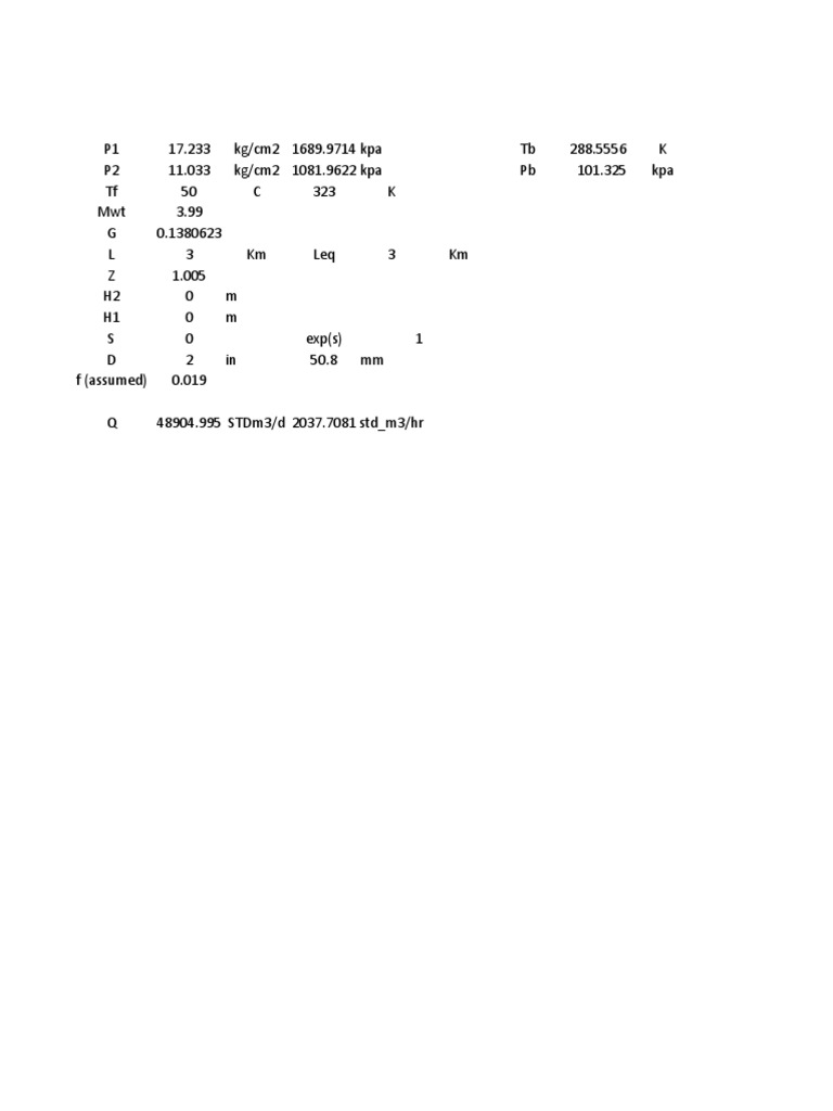 Line Sizing Tool Hydrogen Line | PDF | Pump | Pressure