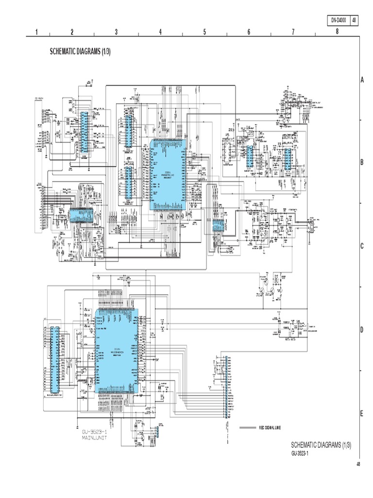 Denon DN-D4000 Schematic | PDF | Technical Communication ...