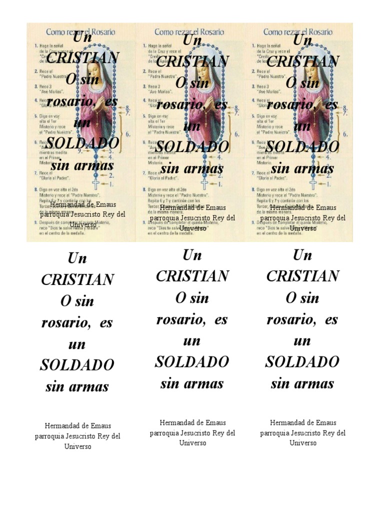 Rosario Emaus Pdf