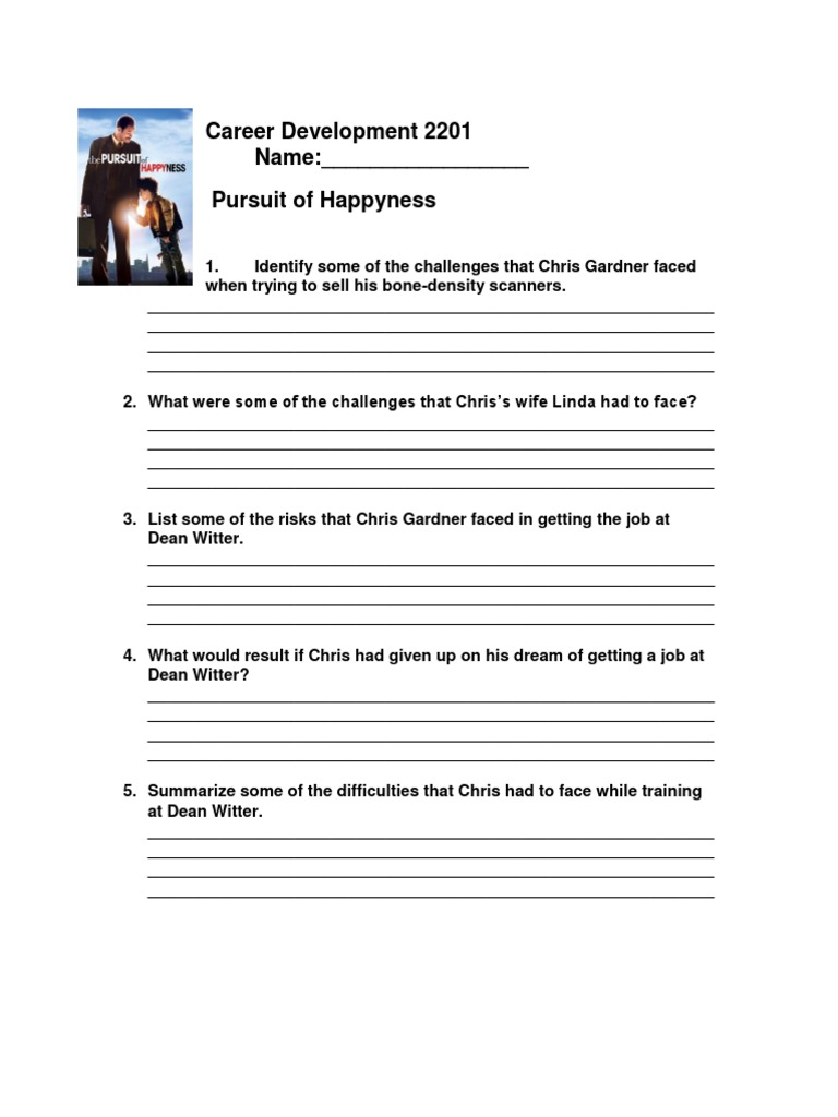 The Pursuit of Happyness PDF | PDF