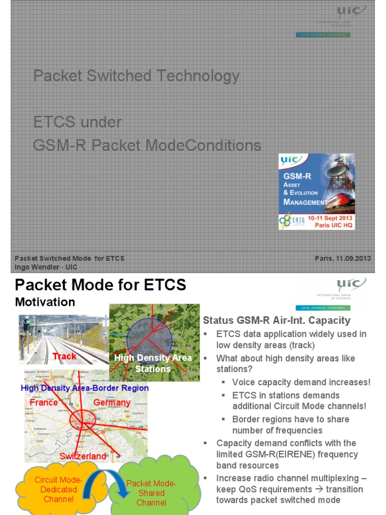 Packet Switched Technology Etcs Under GSM-R Packet Modeconditions | PDF | General Packet Radio ...
