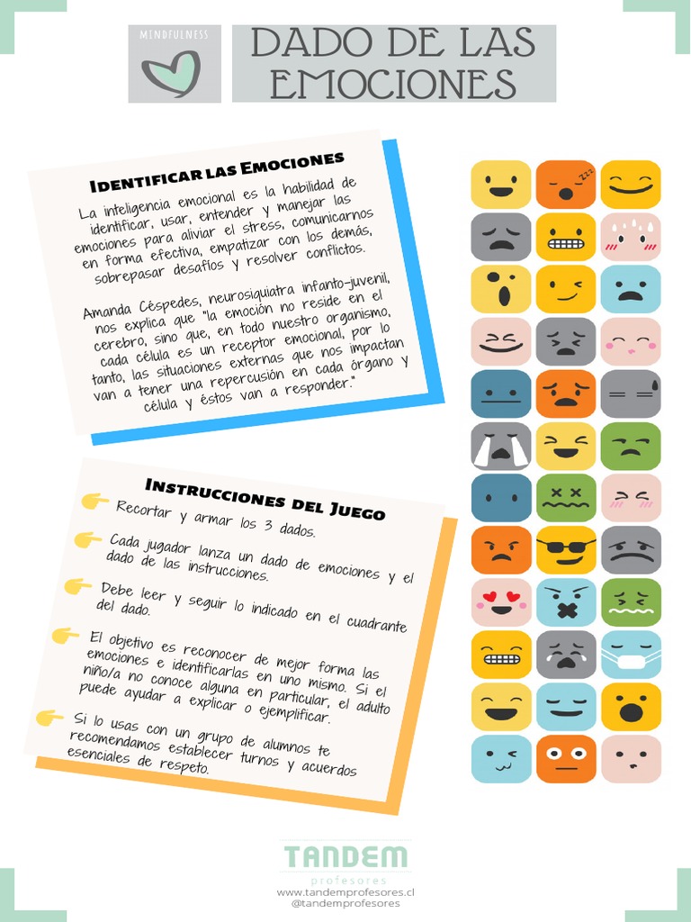Dado de Las Emociones | PDF