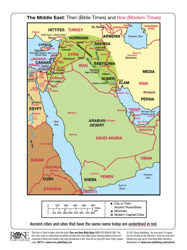 The Middle East: Then (Bible Times) and | PDF | Arabian Peninsula ...