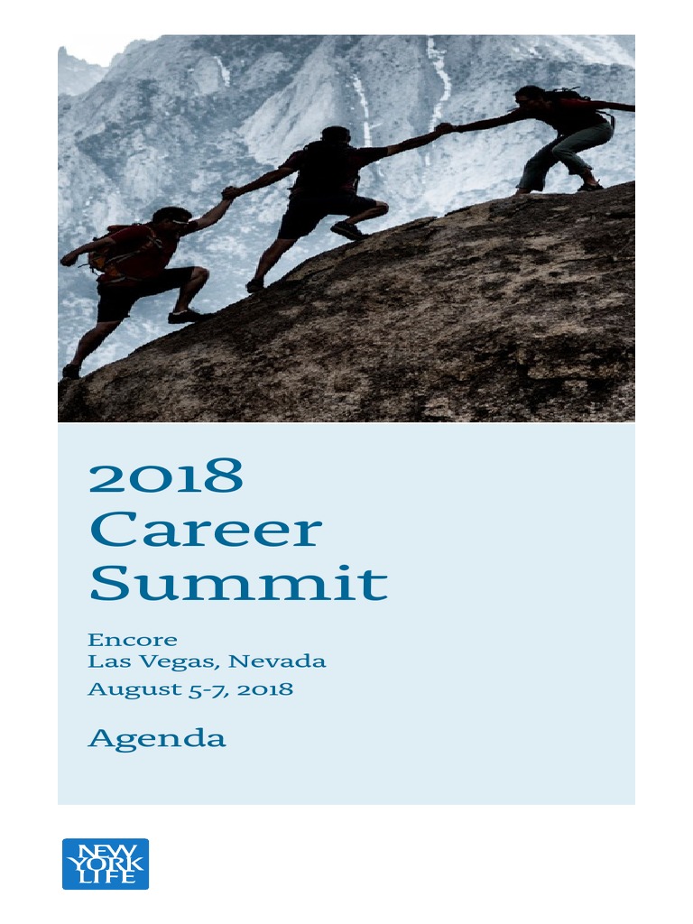 2018 Career Summit Agenda | PDF | Clothing | Business