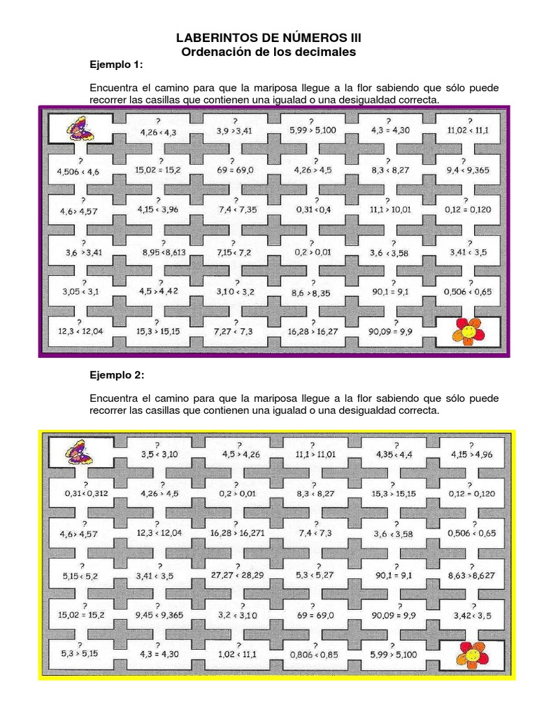 Laberinto de Numeros PDF | PDF