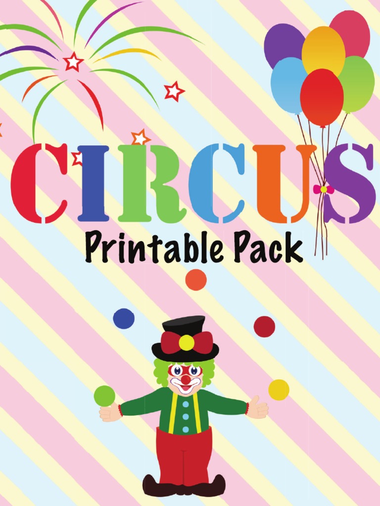 Circus Printable Pack KWG A PDF | PDF | Dice
