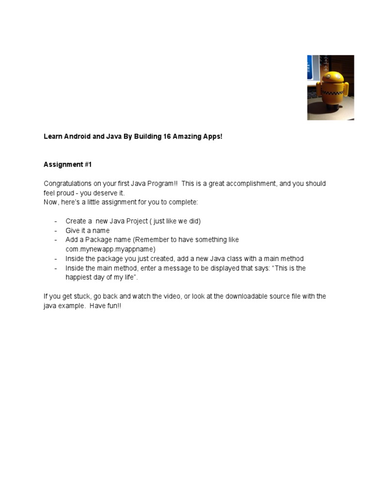 Exercise - Hello World | PDF