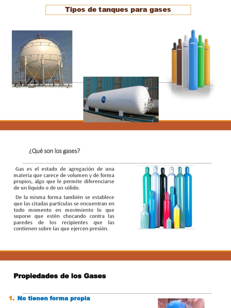 Tipos de tanques para gases en Argentina | PDF | Gases | Presión