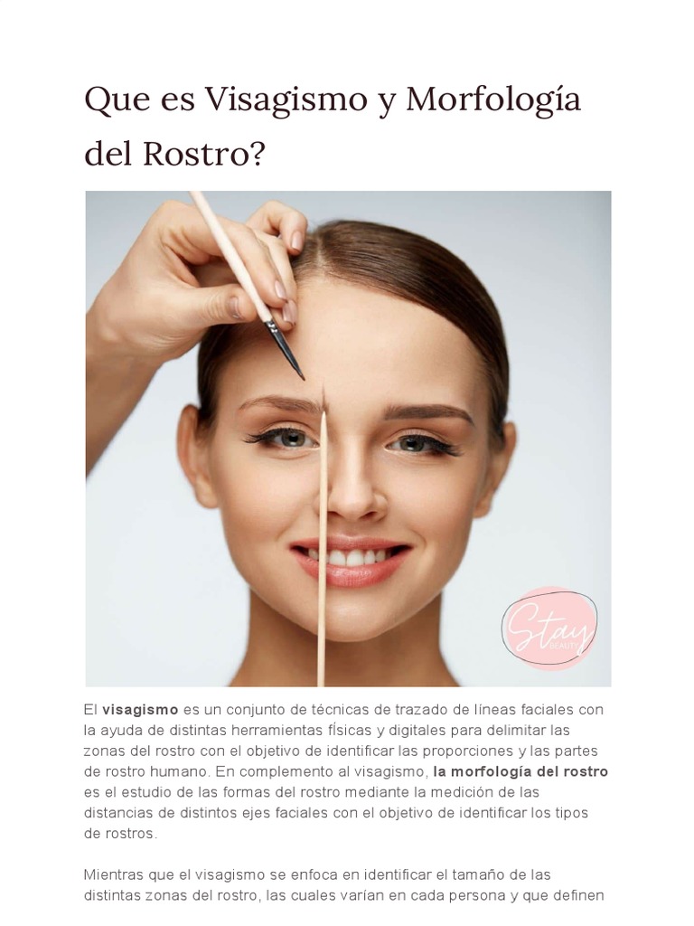 Que Es Visagismo y Morfología Del Rostro | PDF | Herramientas | Diseño