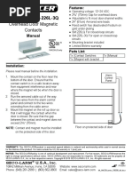 Sentrol 1078 1076 Series Magnetic Contacts Data Sheet | PDF | Switch ...