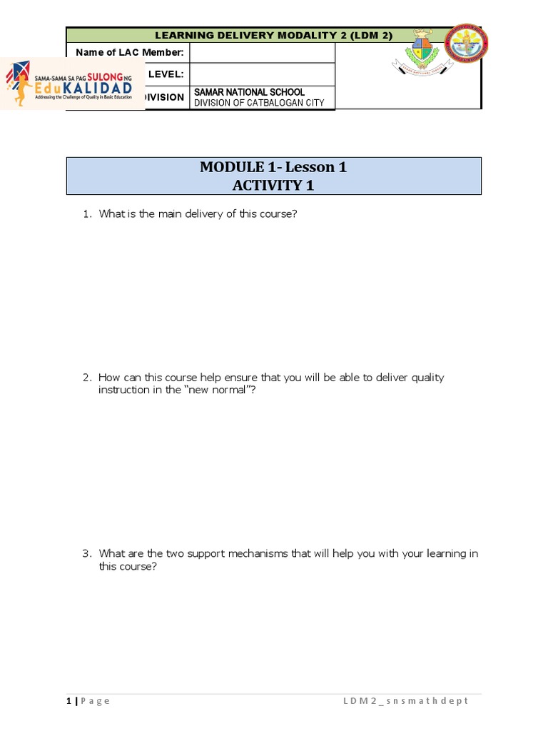Activities For Study Notebook | PDF | Change | Learning