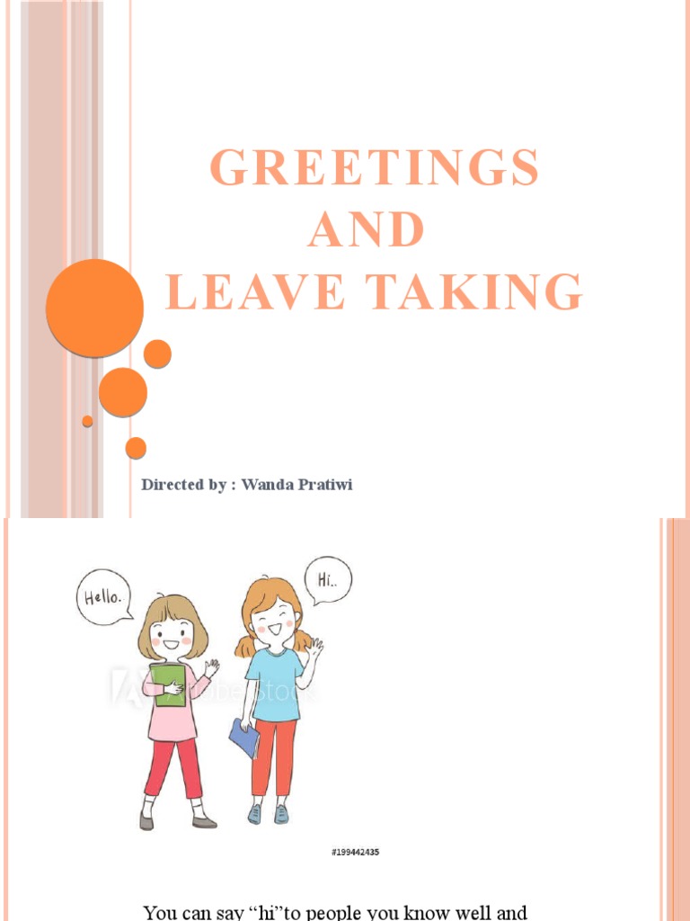 Greetings and Leave Taking | PDF