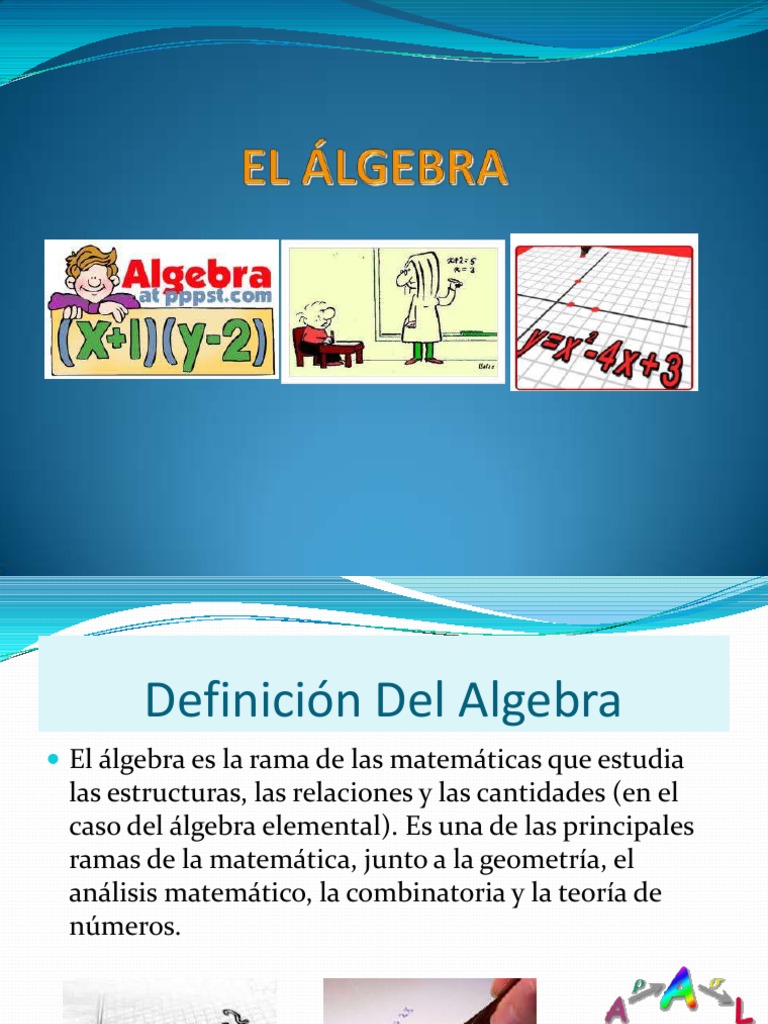 Que Es El Algebra PDF | PDF | Álgebra | Ecuaciones
