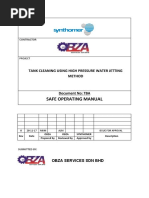 Water Tank Cleaning Method of Statement | PDF | Water | Disinfectant